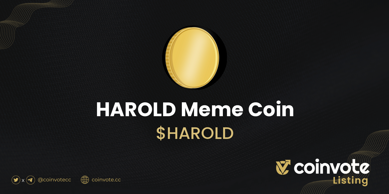HAROLD Meme Coin (HAROLD, 0 Votes): Live Chart, Latest News, and ...