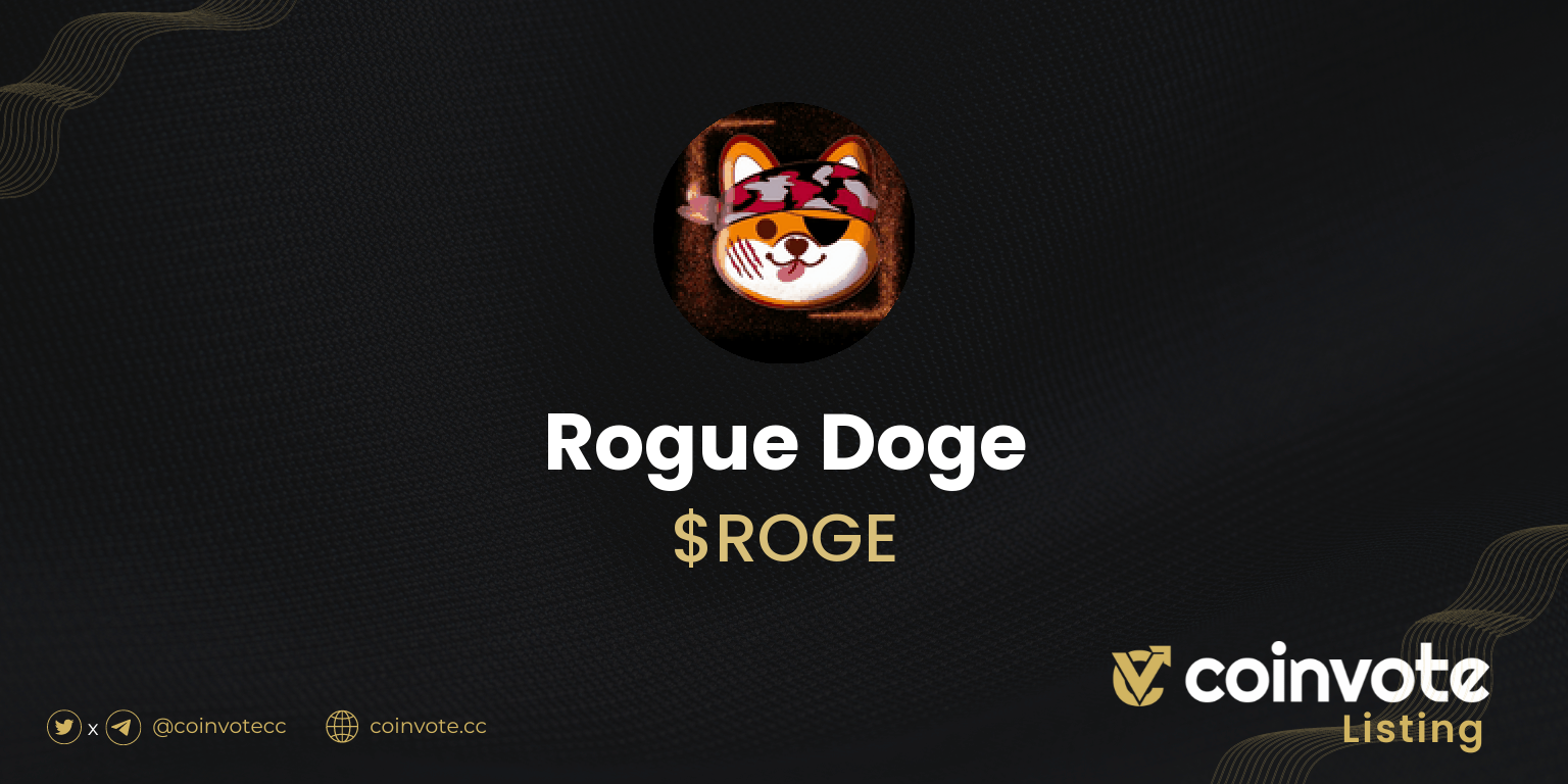 Rogue Doge (ROGE, 0 Votes): Live Chart, Latest News, and Community ...